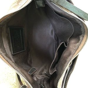 Coach | Bags | Coach Signature Khakimahogany Duffle Bag | Poshmark